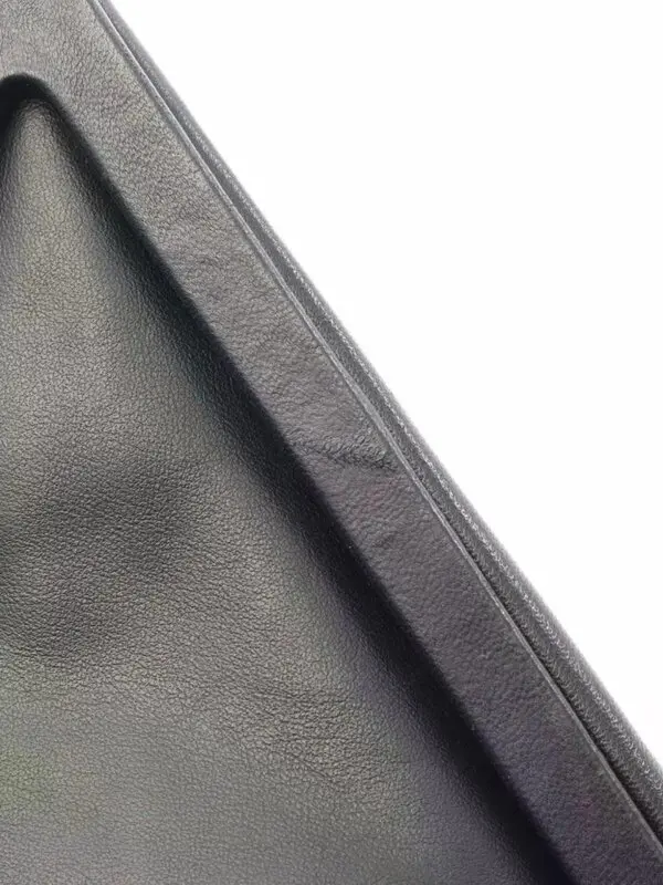 Bottega Veneta 2010s Trine Triangle-flap Clutch Bag