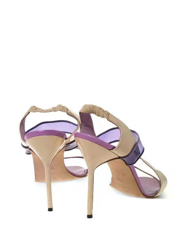 Manolo Blahnik 110mm Two-tone Sandals