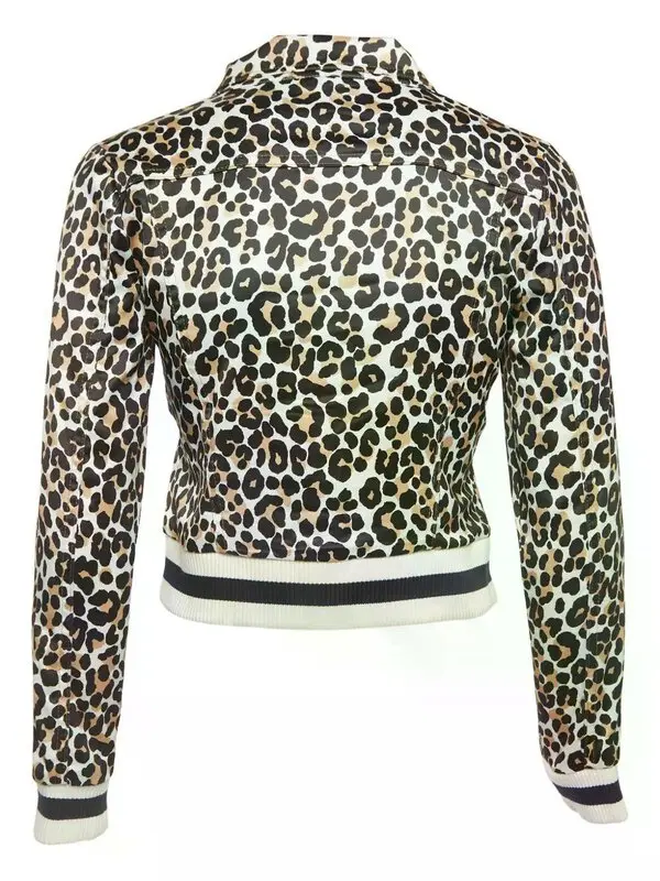 Maje Leopard Ribbed Jacket