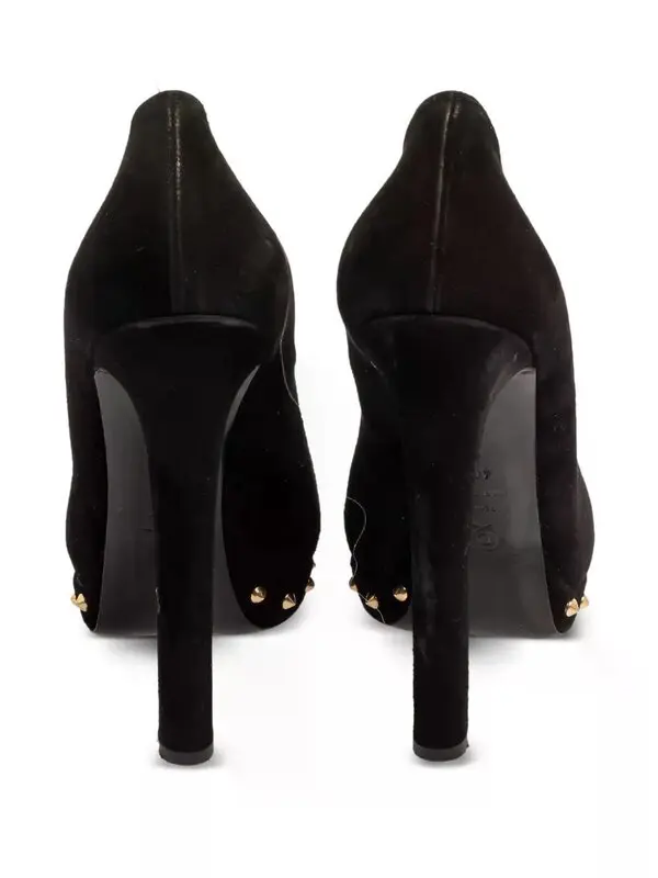 Alexander McQueen 135mm Skull-embellished Pumps - Black