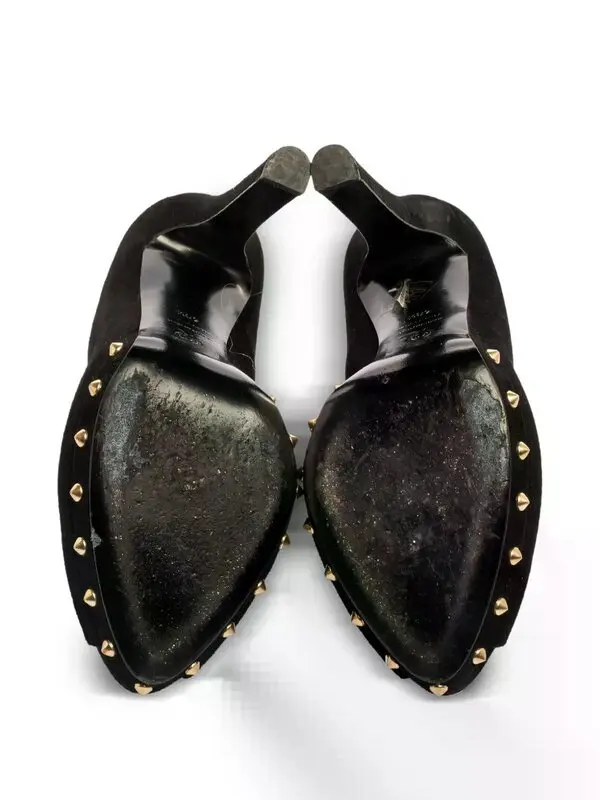 Alexander McQueen 135mm Skull-embellished Pumps - Black