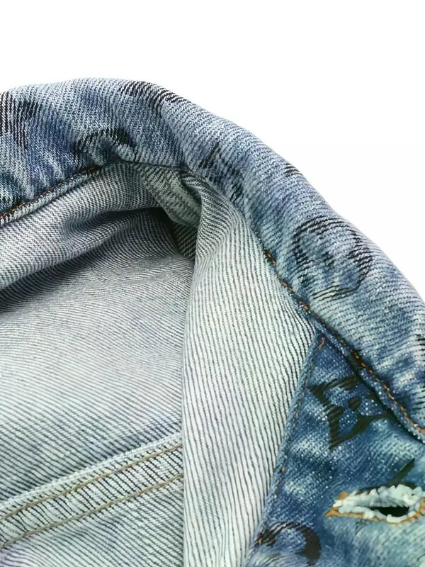 LOUIS VUITTON 2010s Monogram Denim Jacket