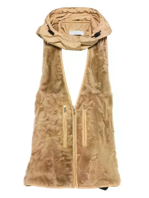 Prada 1990s Hooded Vest