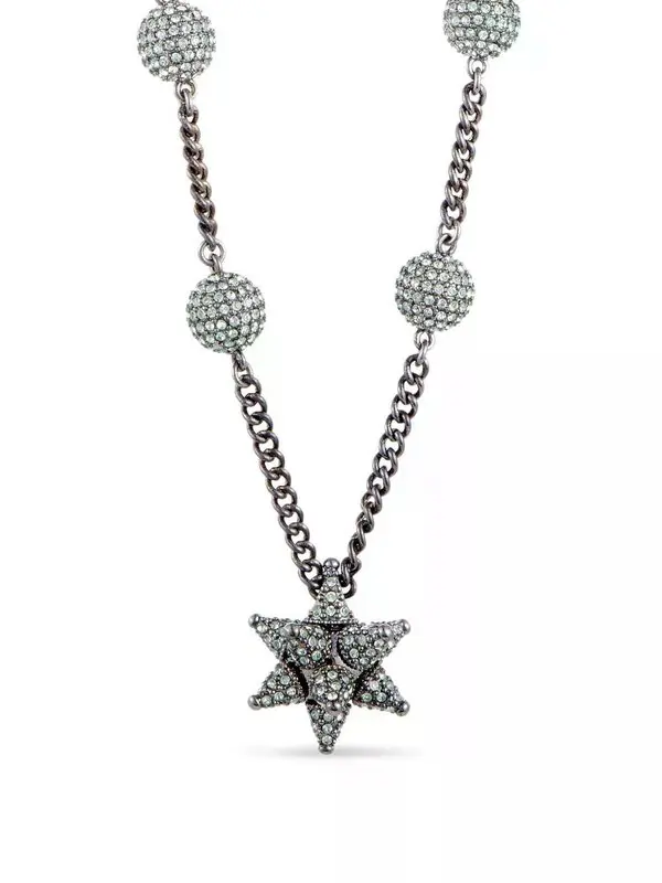 SWAROVSKI Crystal-embellished Necklace - Silver