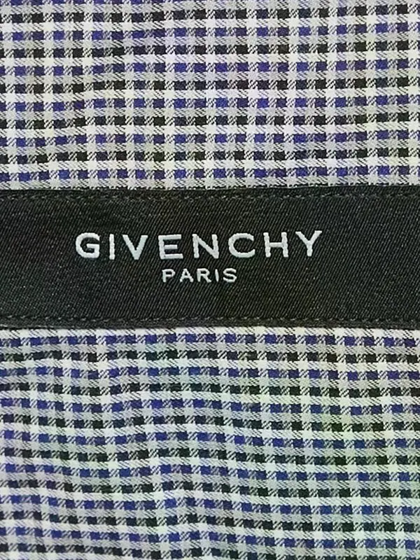 Givenchy Plaid Cotton Shirt