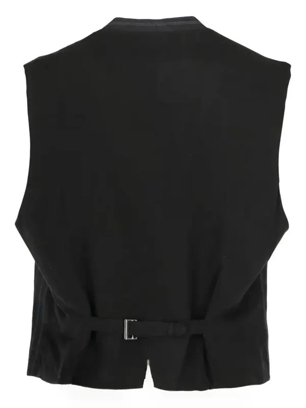 ROMEO GIGLI 1990s Pinstripe Single-breasted Waistcoat