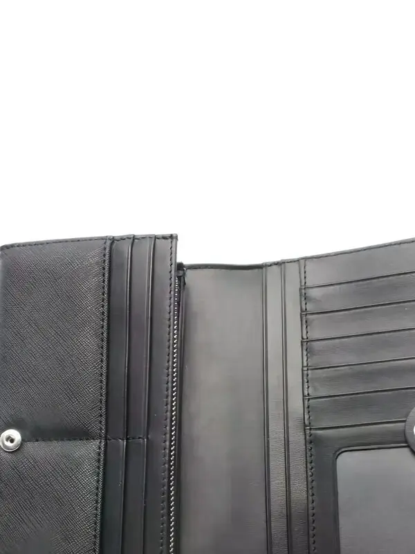 VIVIENNE WESTWOOD Bi-fold Saffiano-leather Long Wallet