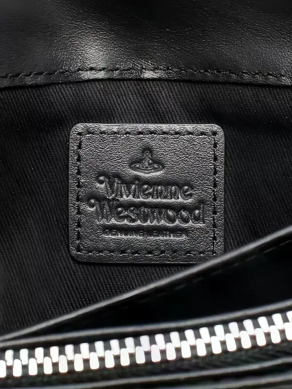 VIVIENNE WESTWOOD Bi-fold Saffiano-leather Long Wallet