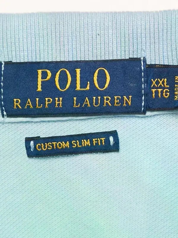 Polo Ralph Lauren Embroidered Polo Pony Motif Polo Shirt - Blue