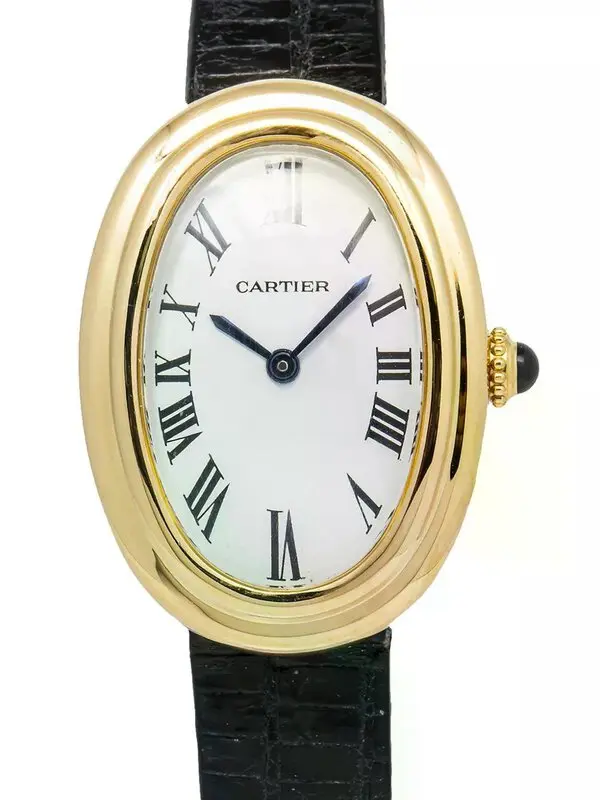 Cartier 18k Yellow Gold Baignoire 23mm