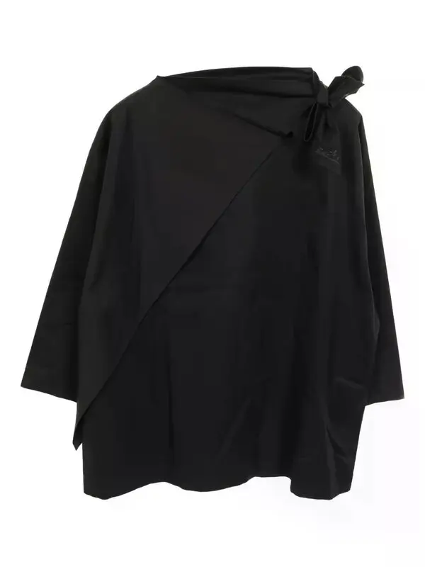 Hermès Knotted-neck Blouse