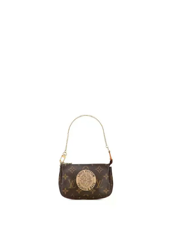 LOUIS VUITTON Monogram Trunks And Bags Mini Pochette Accessoires - Brown