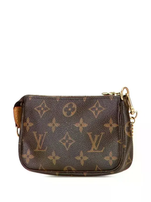 LOUIS VUITTON Monogram Trunks And Bags Mini Pochette Accessoires - Brown