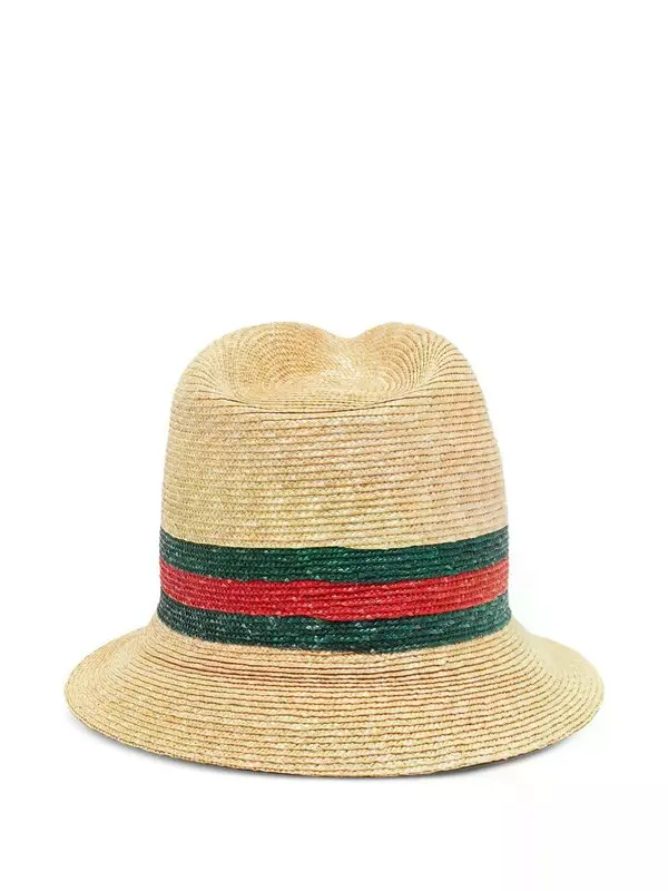 Gucci Straw Fedora Hat