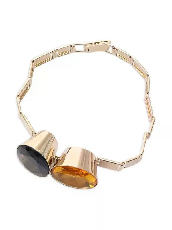Dior 2010s Crystal-embellished Choker - Gold