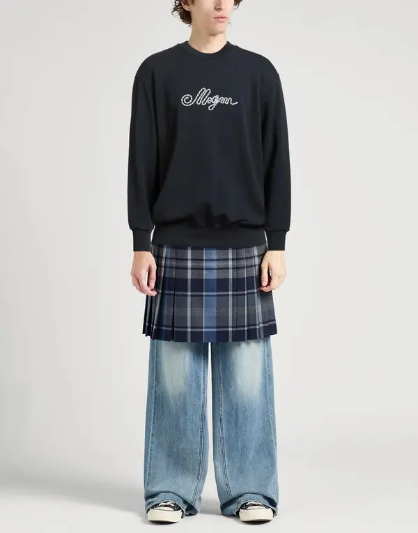MSGM Cotton French Terry Sweatshirt - Blue
