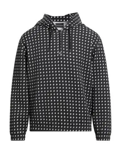 Emporio Armani Logo Print Zip-up Hoodie