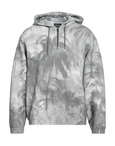 Emporio Armani Hooded Sweatshirt With Hawaiian Print