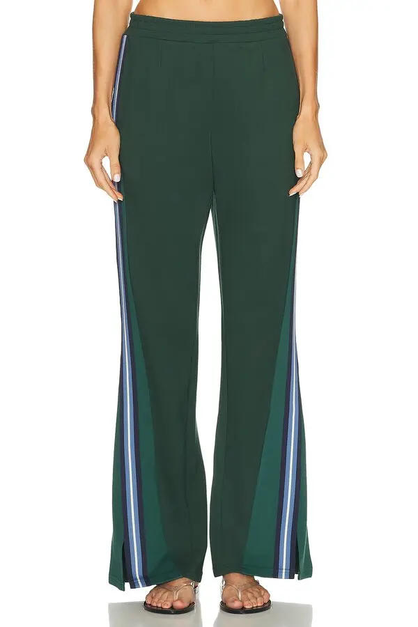 The Upside Maneki Petra Flare Pant - Racing Green