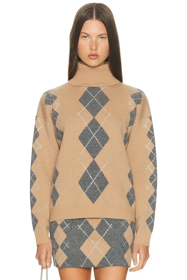 Retrofete Alberte Embellished Sweater - Latte & Dusk