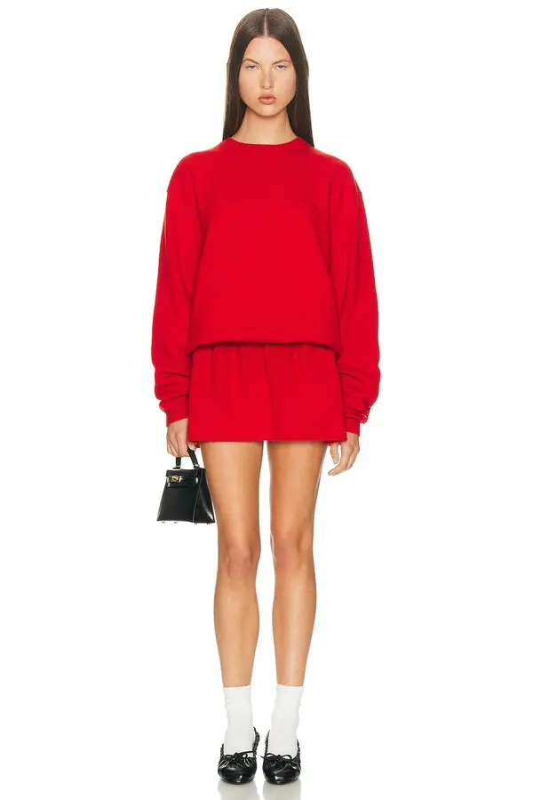 Sandy Liang Kazia Knit Dress - Red