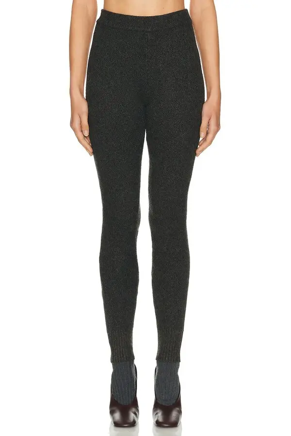 SEROYA Mish Legging In Charcoal - Dark Charcoal