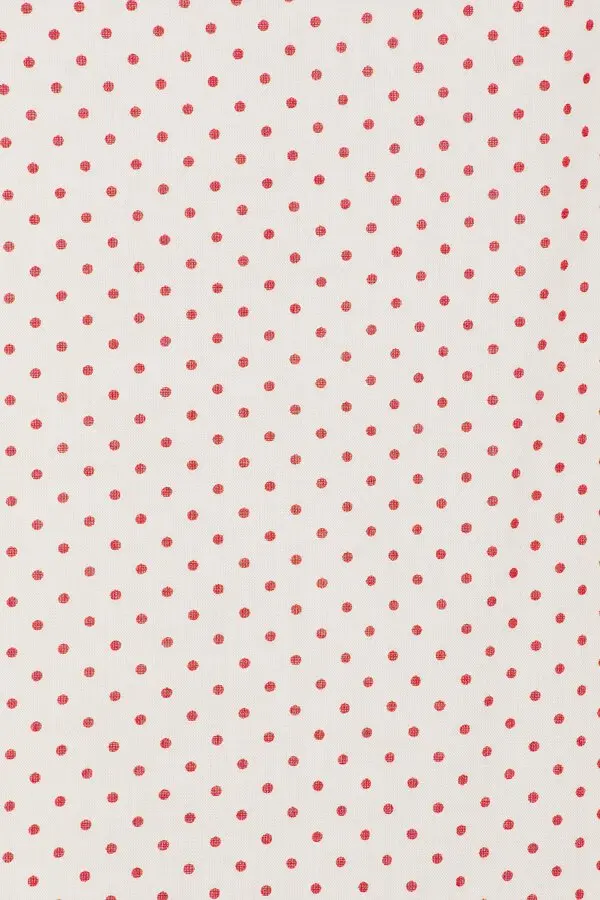 Posse Marlowe Flutter Dress - Cream & Red Polka Dot