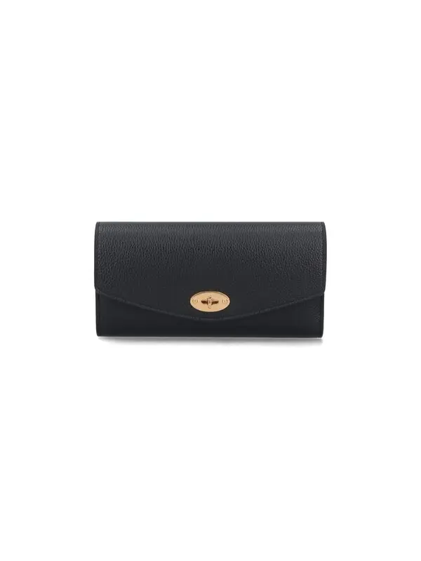 Mulberry Darley' Long Wallet - Black