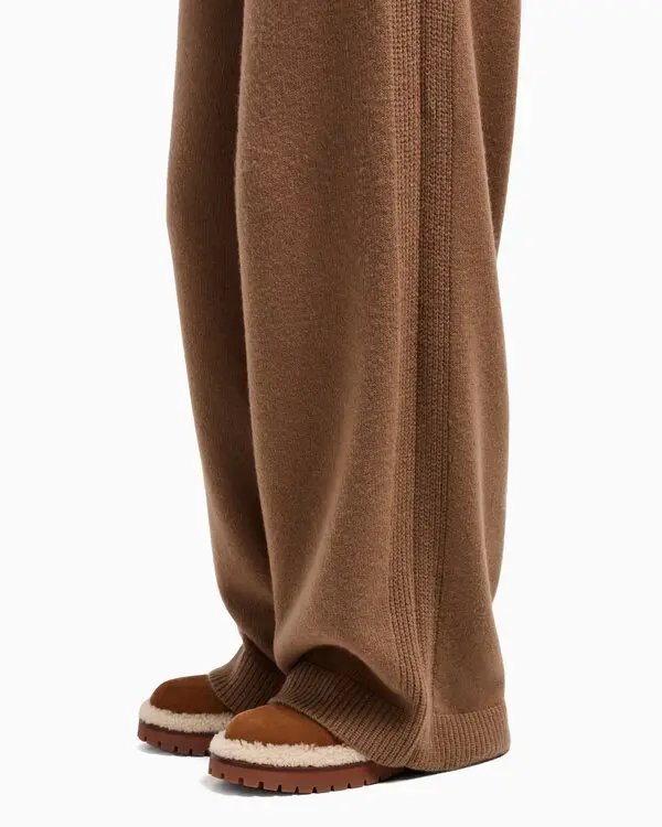 Giorgio Armani Neve Wide Trousers - Camel