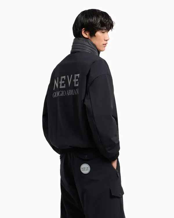 Giorgio Armani Neve Technical Fabric Pull-on Jacket