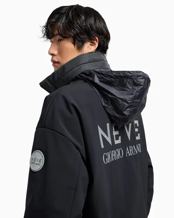 Giorgio Armani Neve Technical Fabric Pull-on Jacket