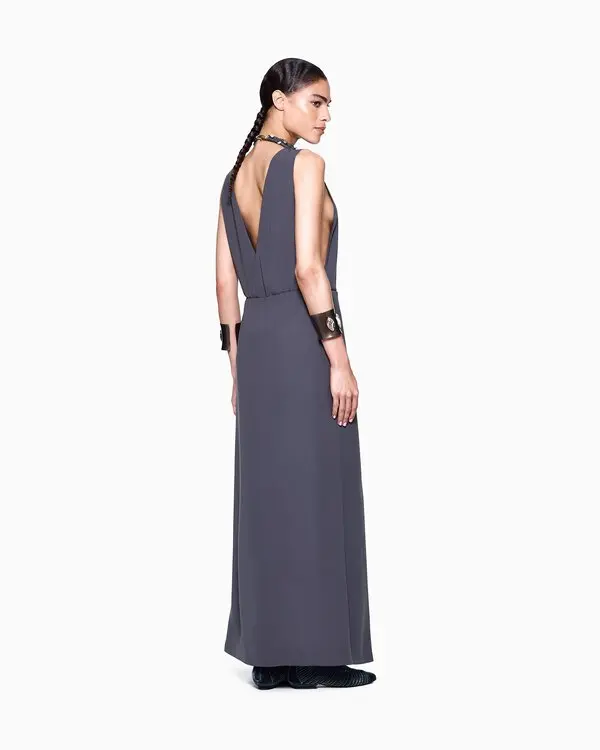 Giorgio Armani Long Technical Cady Dress