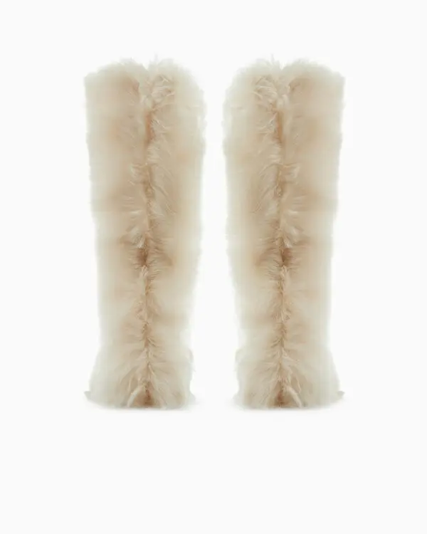 Giorgio Armani Neve Sheepskin Après-ski Boots