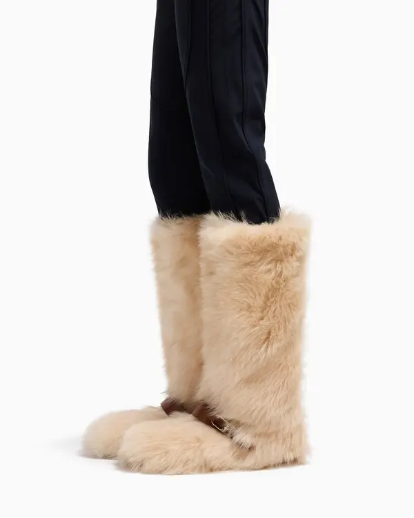 Giorgio Armani Neve Sheepskin Après-ski Boots