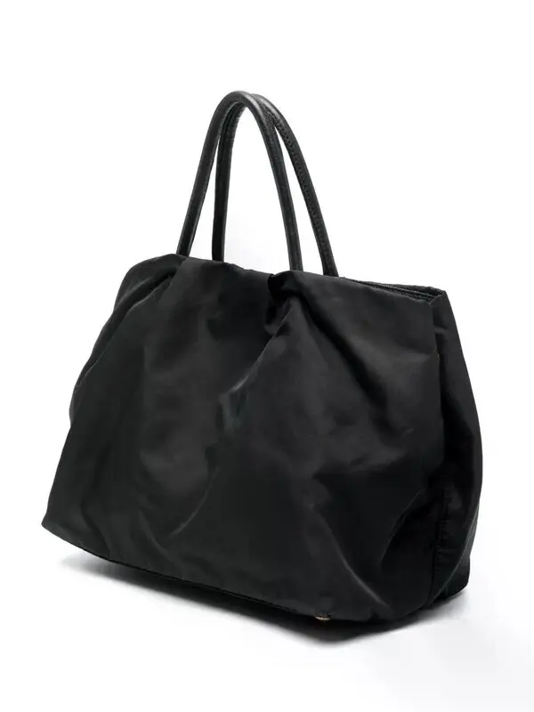 Prada 1990s Logo-lettering Bow-detail Handbag