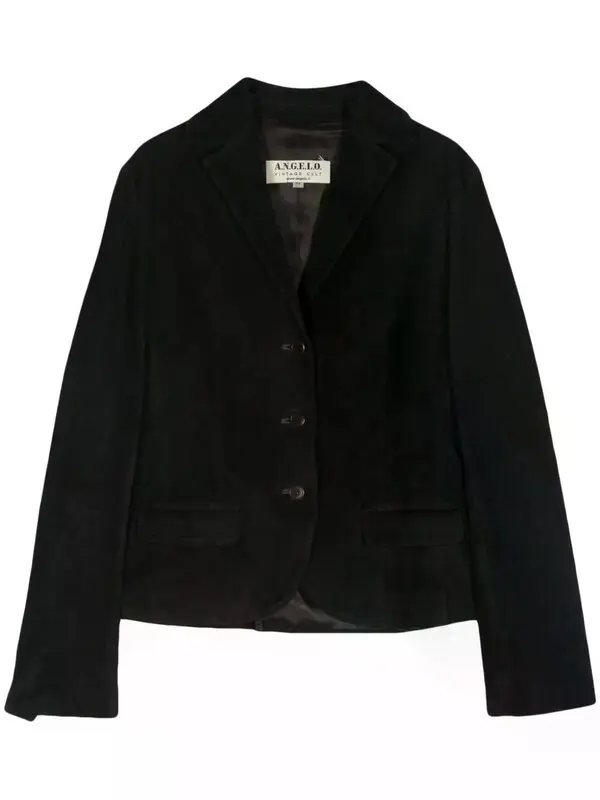 A.N.G.E.L.O. VINTAGE CULT 2000s Suede Single-breasted Blazer