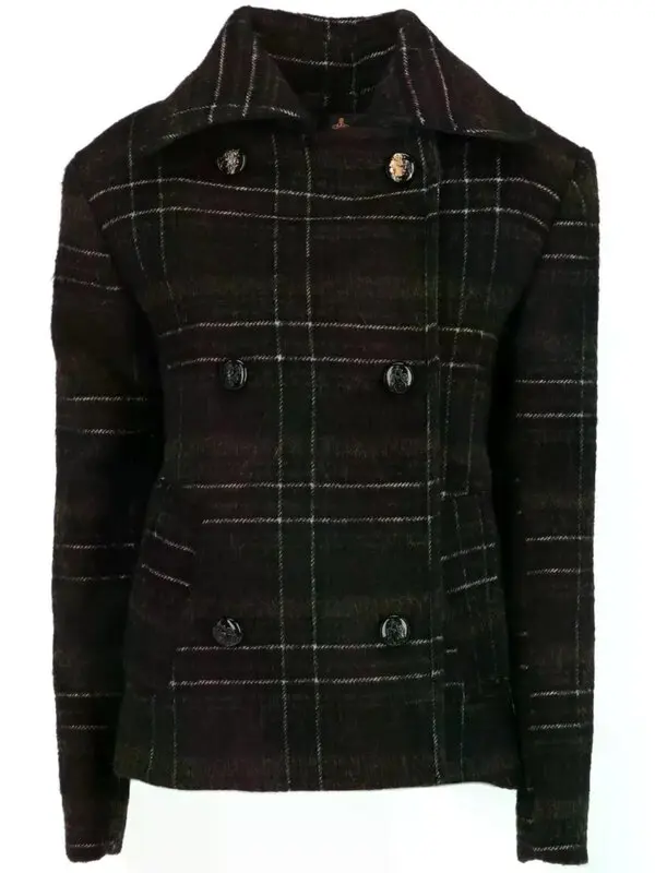 VIVIENNE WESTWOOD 2017-2018 Checked Coat