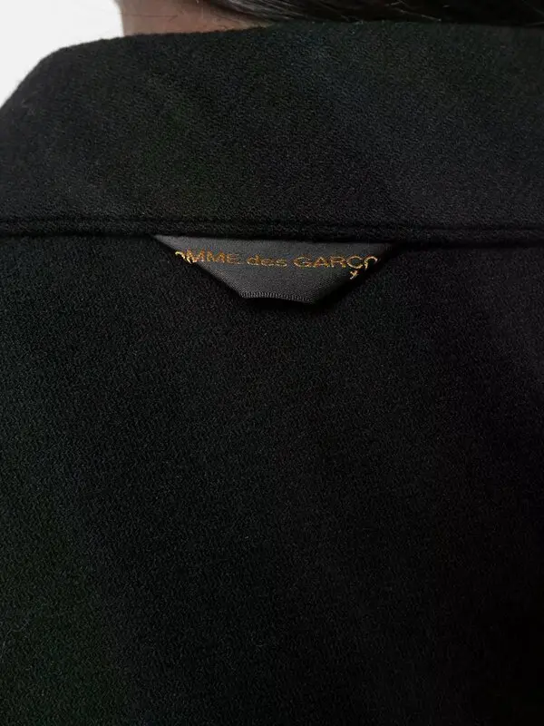 Comme Des Garçons Asymmetric Short Peacoat