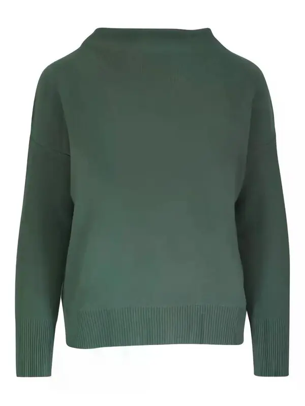 Vince Funnel-neck Sweater - Green