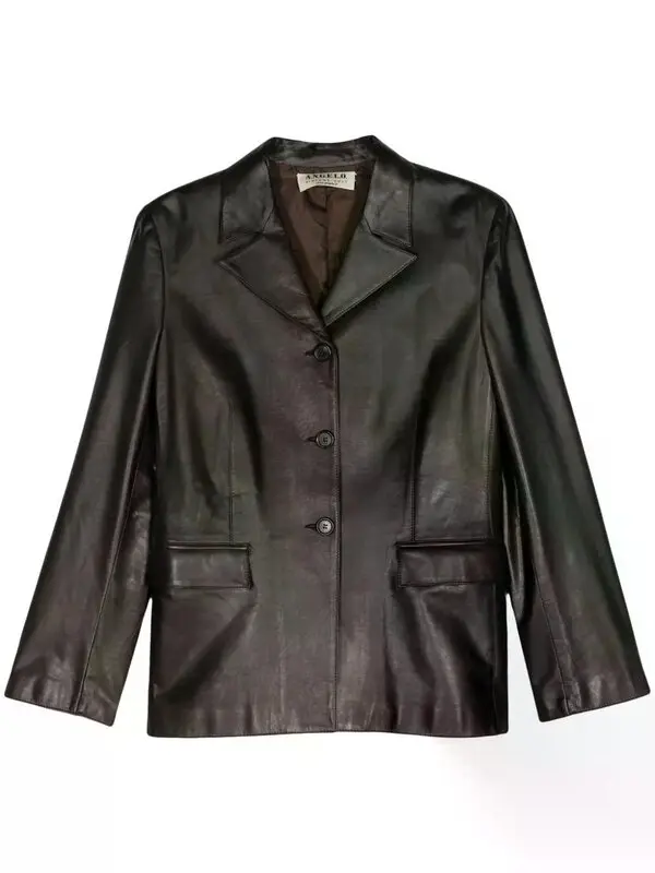 A.N.G.E.L.O. VINTAGE CULT 2000s Leather Blazer