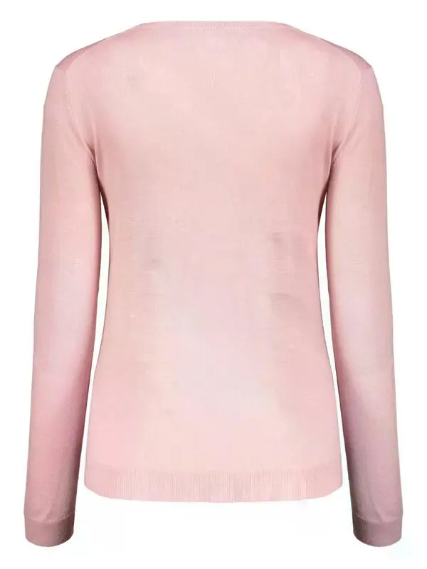 Valentino Garavani Ribbed Sweater With Logo Detail
