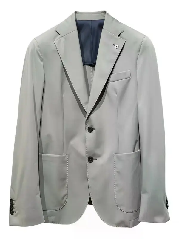 L.B.M. 1911 Single-breasted Blazer - Grey