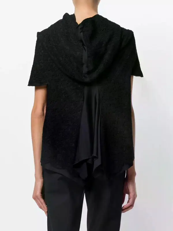 Comme Des Garçons Lace Panelled Blouse