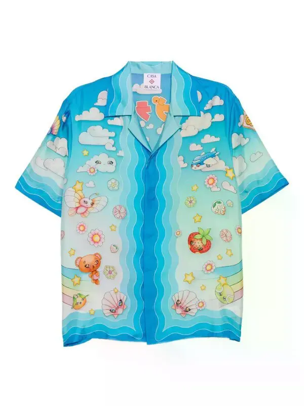 Casablanca Silk Twill Shirt