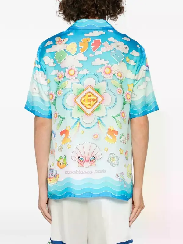 Casablanca Silk Twill Shirt