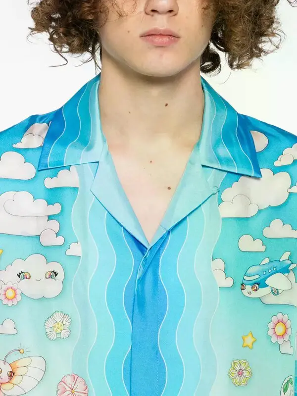 Casablanca Silk Twill Shirt