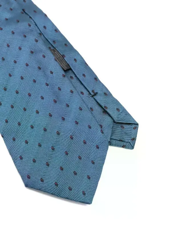 Prada 2000s Polka-dot Neck Tie