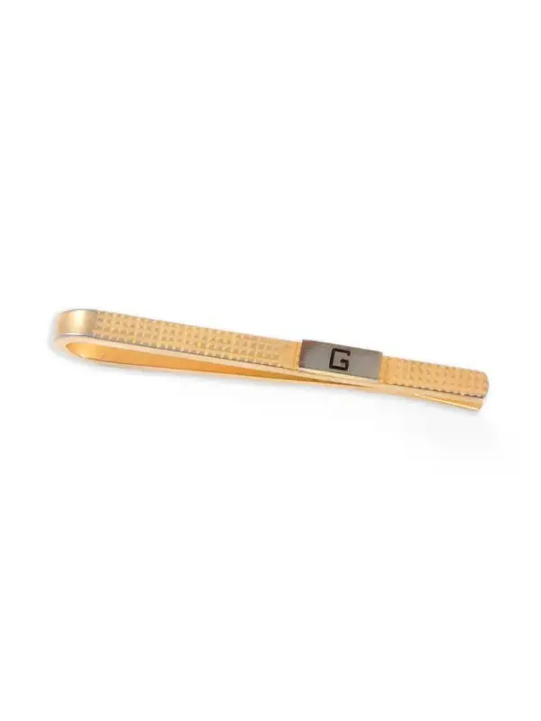 Givenchy 1990s Textured Tie Link