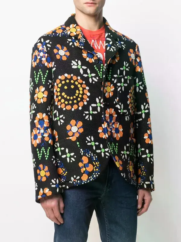 WALTER VAN BEIRENDONCK Embroidered Boxy Blazer