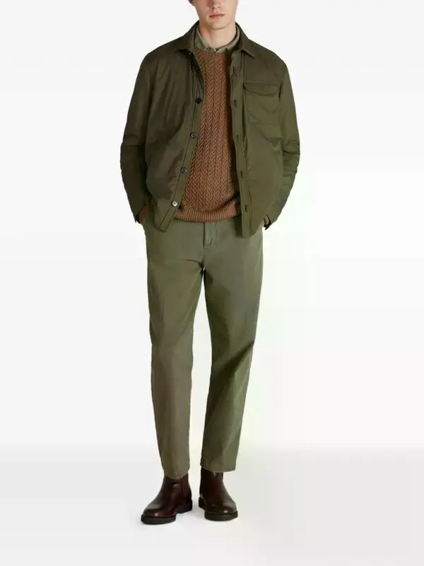 SLOWEAR Padded Overshirt - Green
